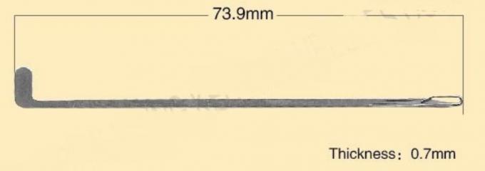 G7 73.71 Steel Wire Needle Crochet Knitting Machine Needles